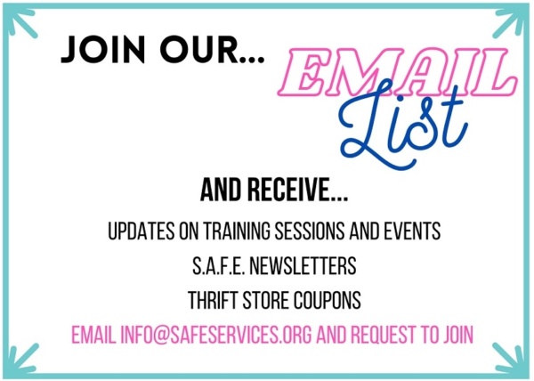 Join Our Email List – Safe Services